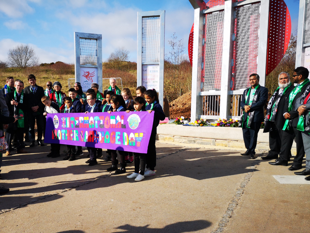 Language monument built after a decade of delays - The Cardiffian